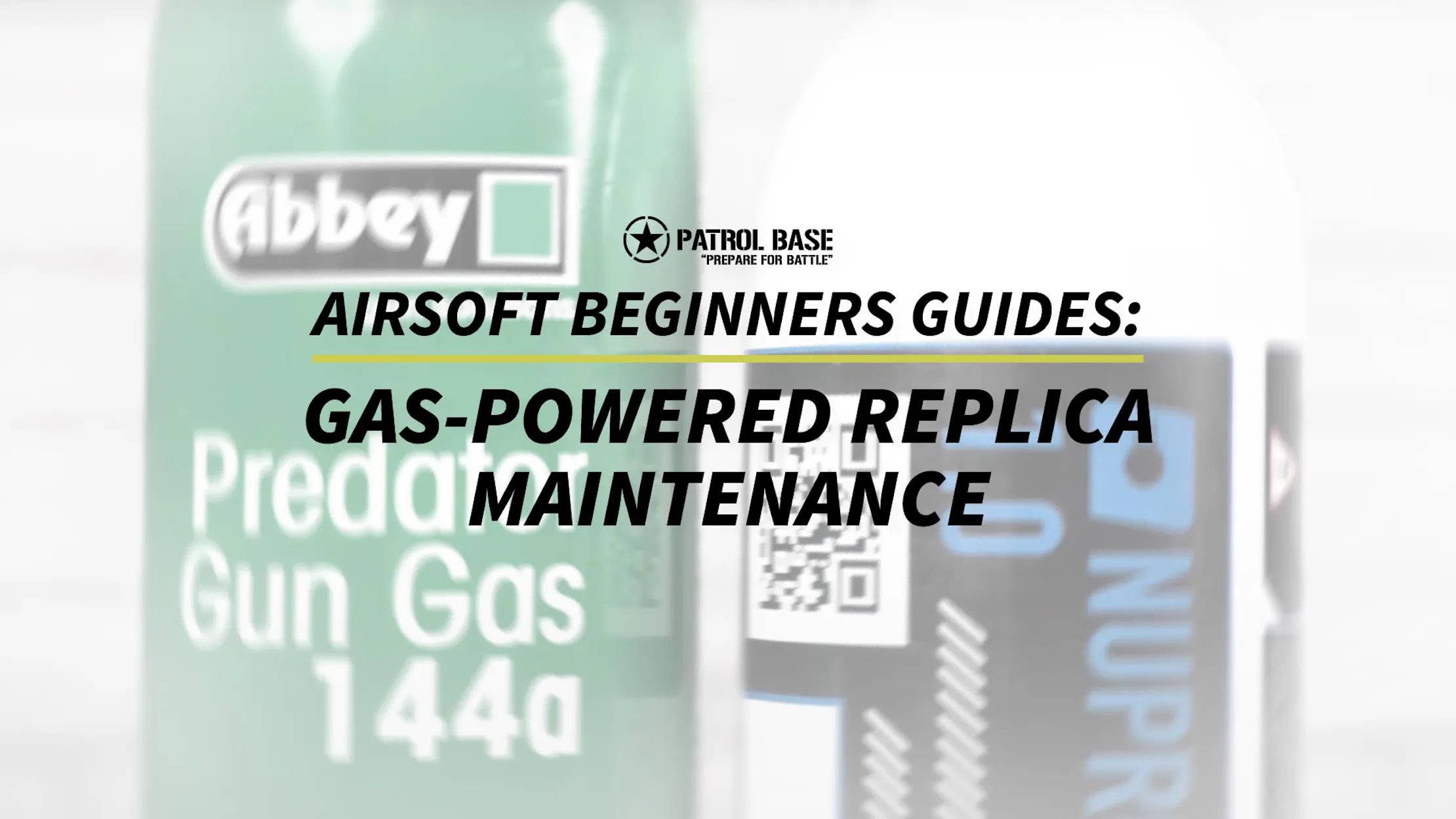 Beginners guide: Gas powered replica maintenance