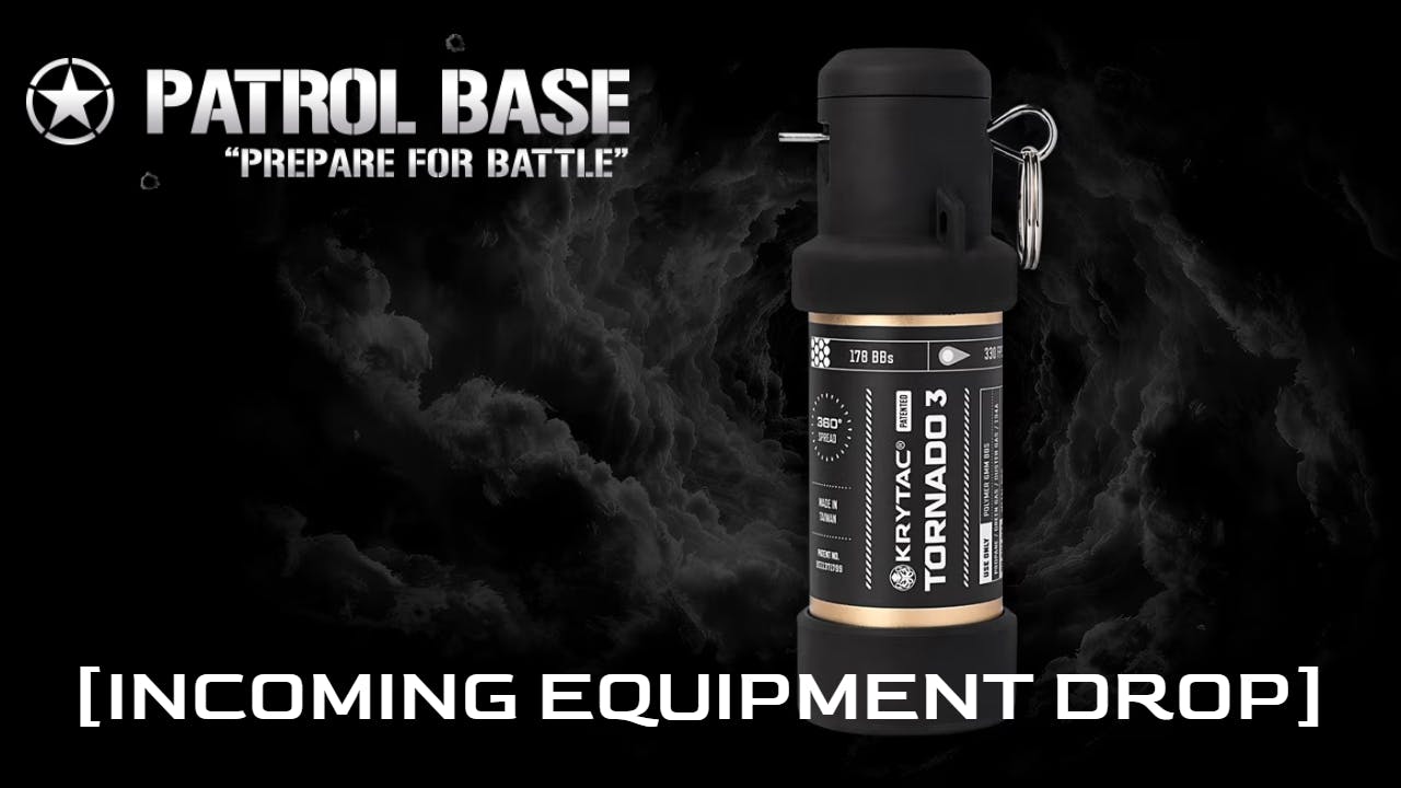 Coming Soon KRYTAC® Tornado 3 Timed Airsoft Frag Grenade | Patrol Base