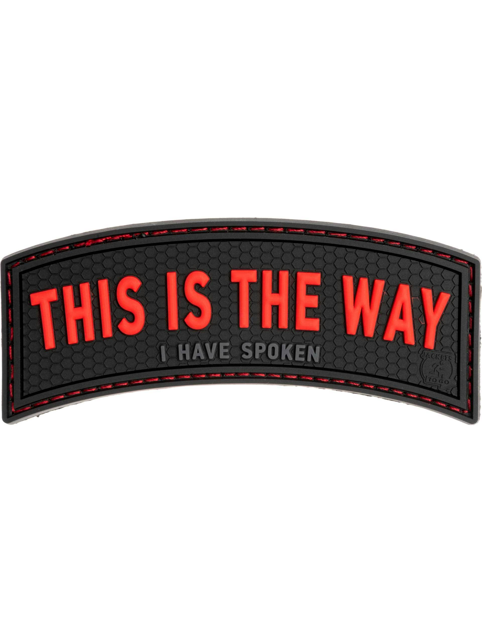 JTG - This Is The Way PVC Morale Patch