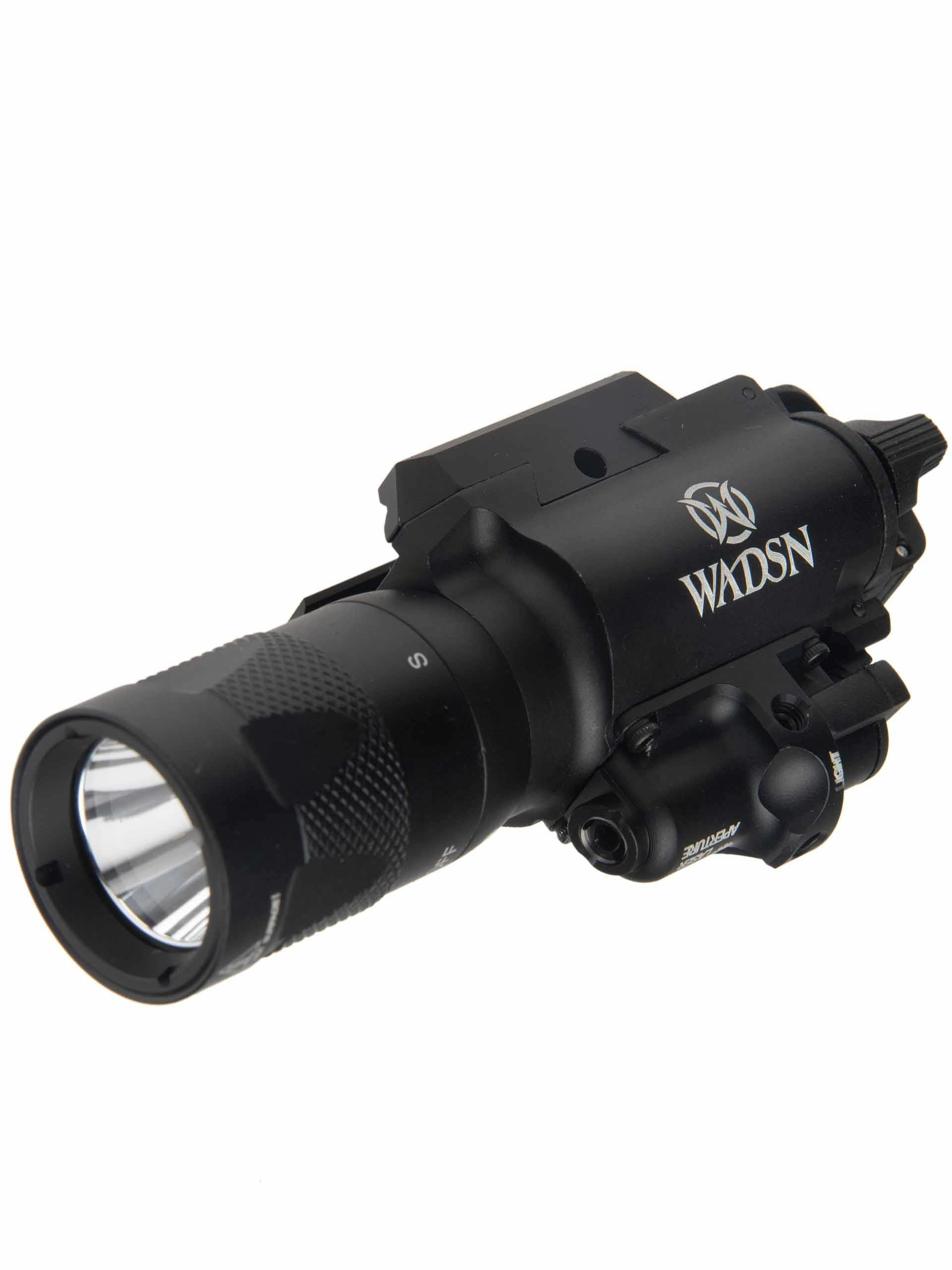 WADSN X400 VAMPIRE Tactical Pistol Light w/ Red Laser Strobe Version