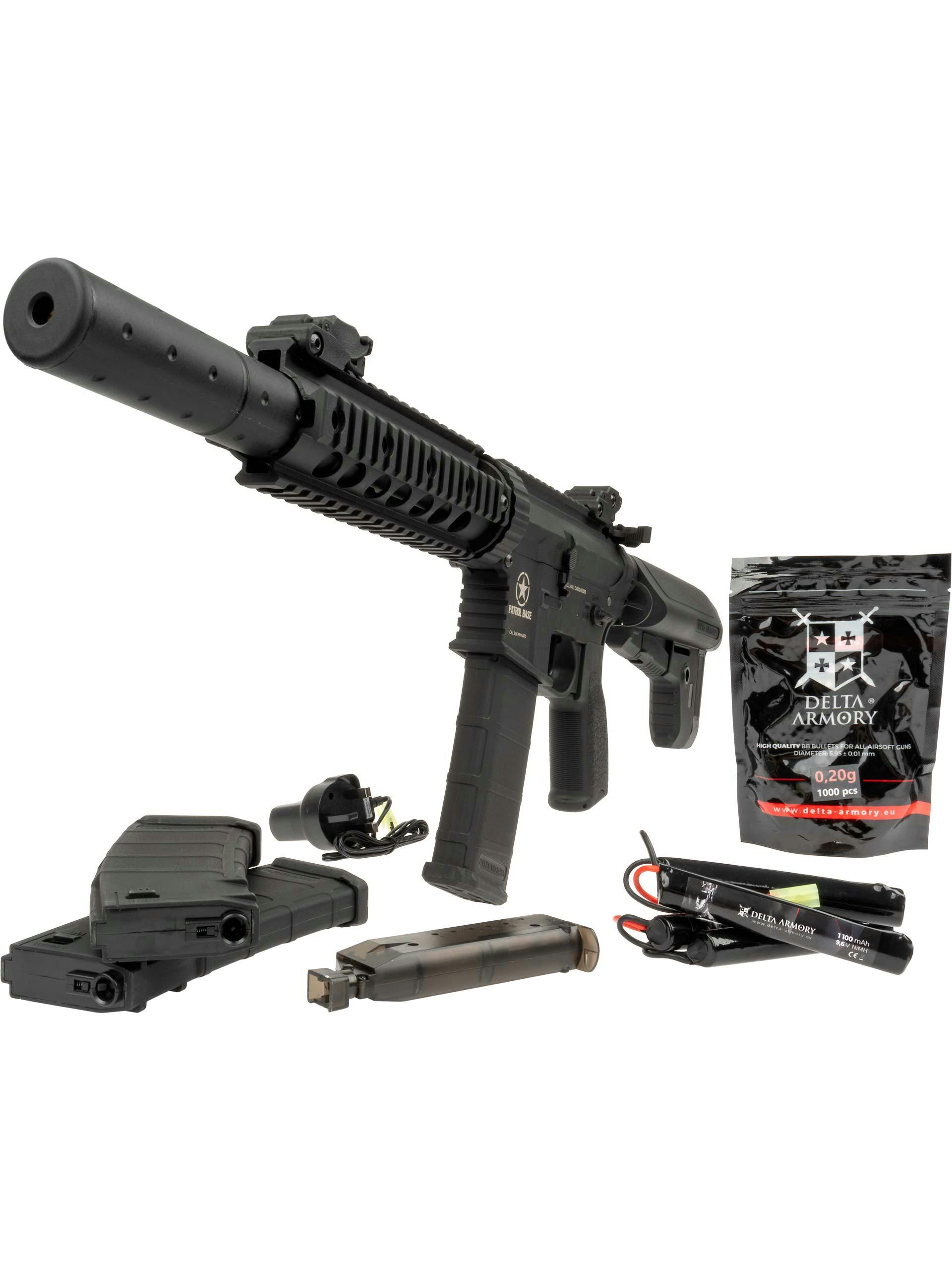 Delta Armory - DA-C05 CHARLIE™ AEG; Patrol Base Starter Bundle