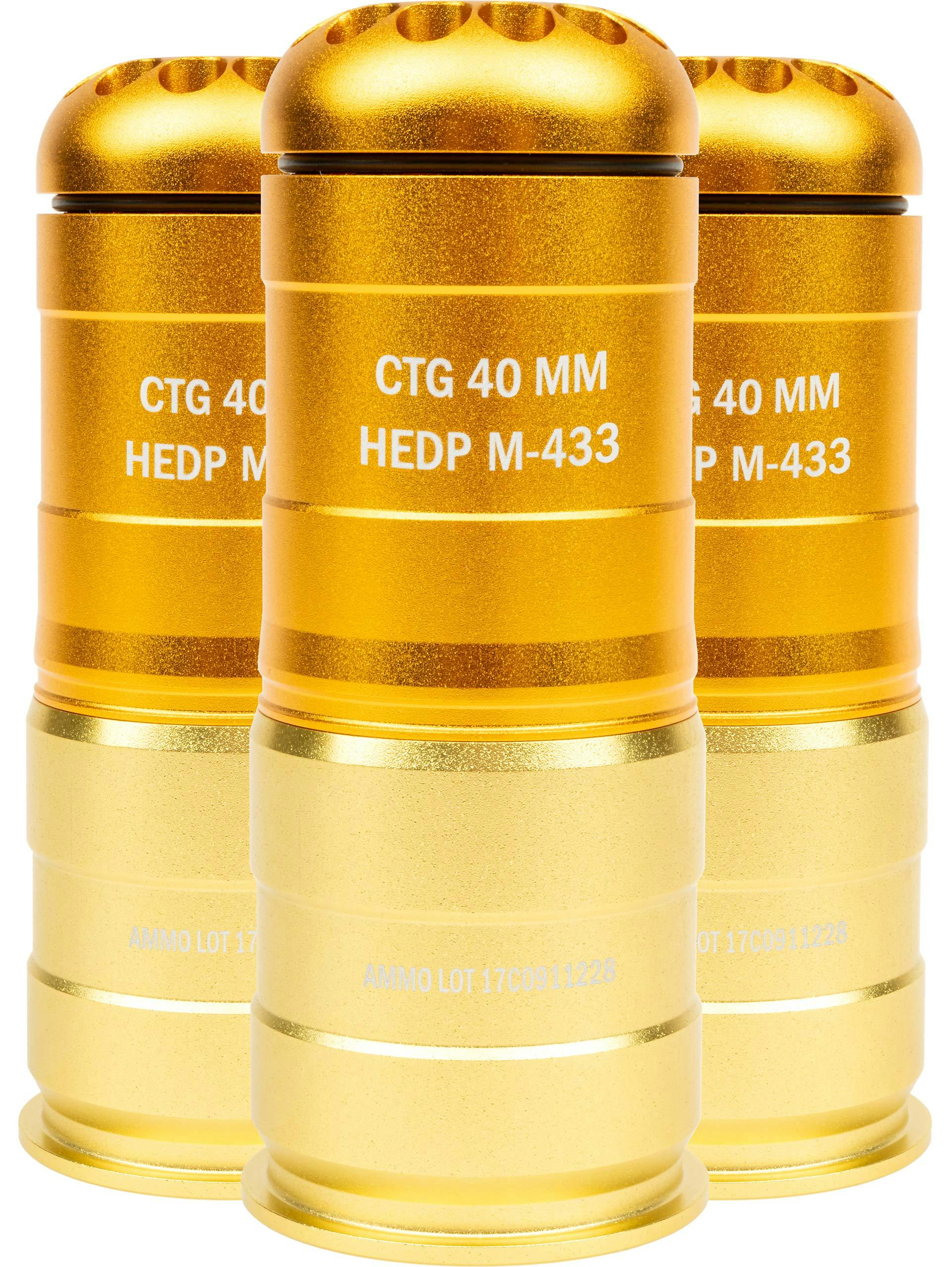 S&T - 120rnd 40mm MOSCART Gas Grenade; 3 Pack | Patrol Base UK