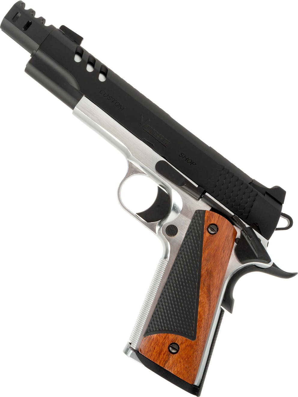 VORSK - CS Defender Pro 1911 GBB Pistol; Redwood Grips | Patrol Base UK