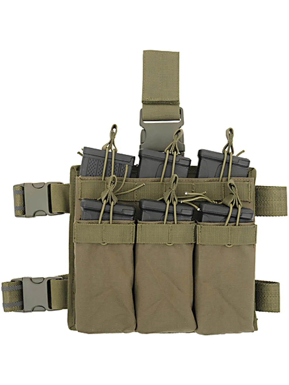 8Fields Tactical - M4/AR-15 Six Magazine Stacker Drop Leg Panel