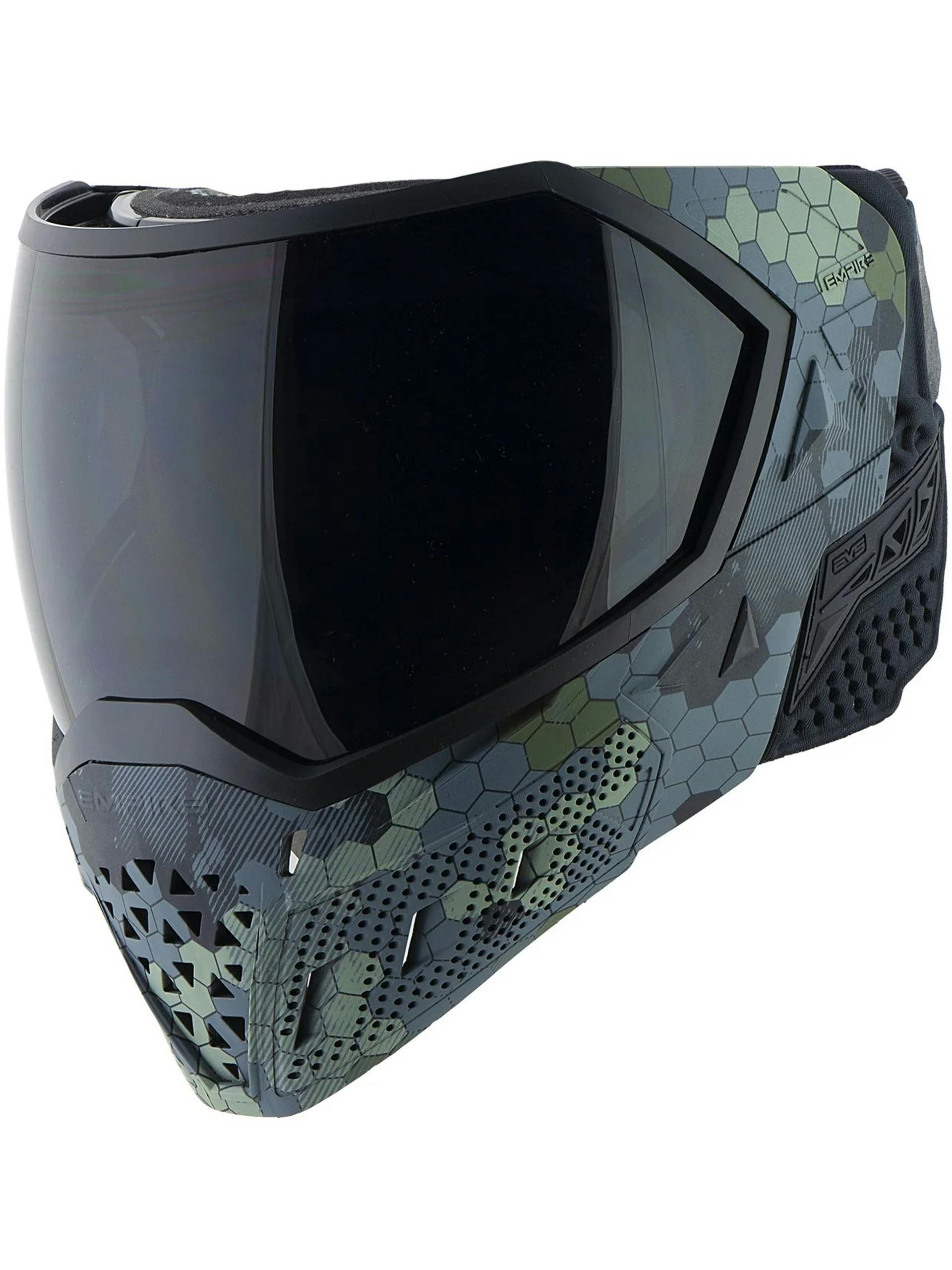 Empire EVS Hex Full Face Airsoft Mask; Thermal Ninja/Clear Lens