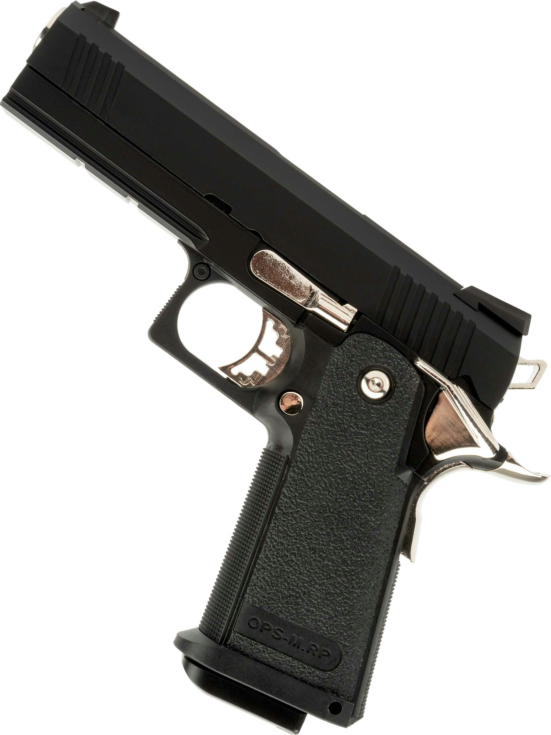 Golden Eagle - Hi-Capa 4.3 GBB Pistol; Black/Chrome | Patrol Base UK