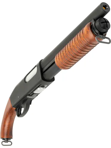 Sawed Off Shotgun Pump Action Pistol Grip GUNS Magazine A Second