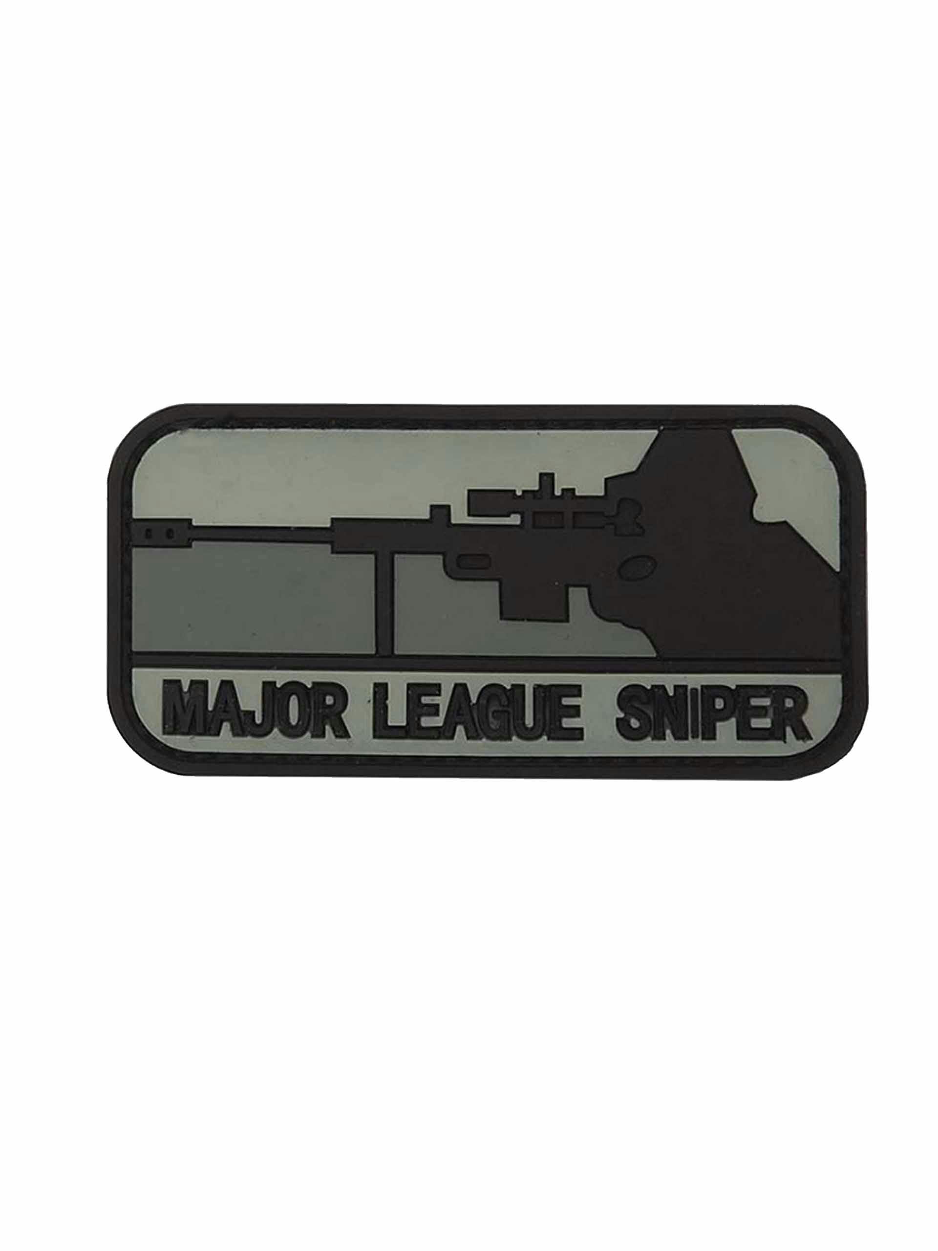 101 Inc. Major League Sniper 3D PVC Patch; Dark