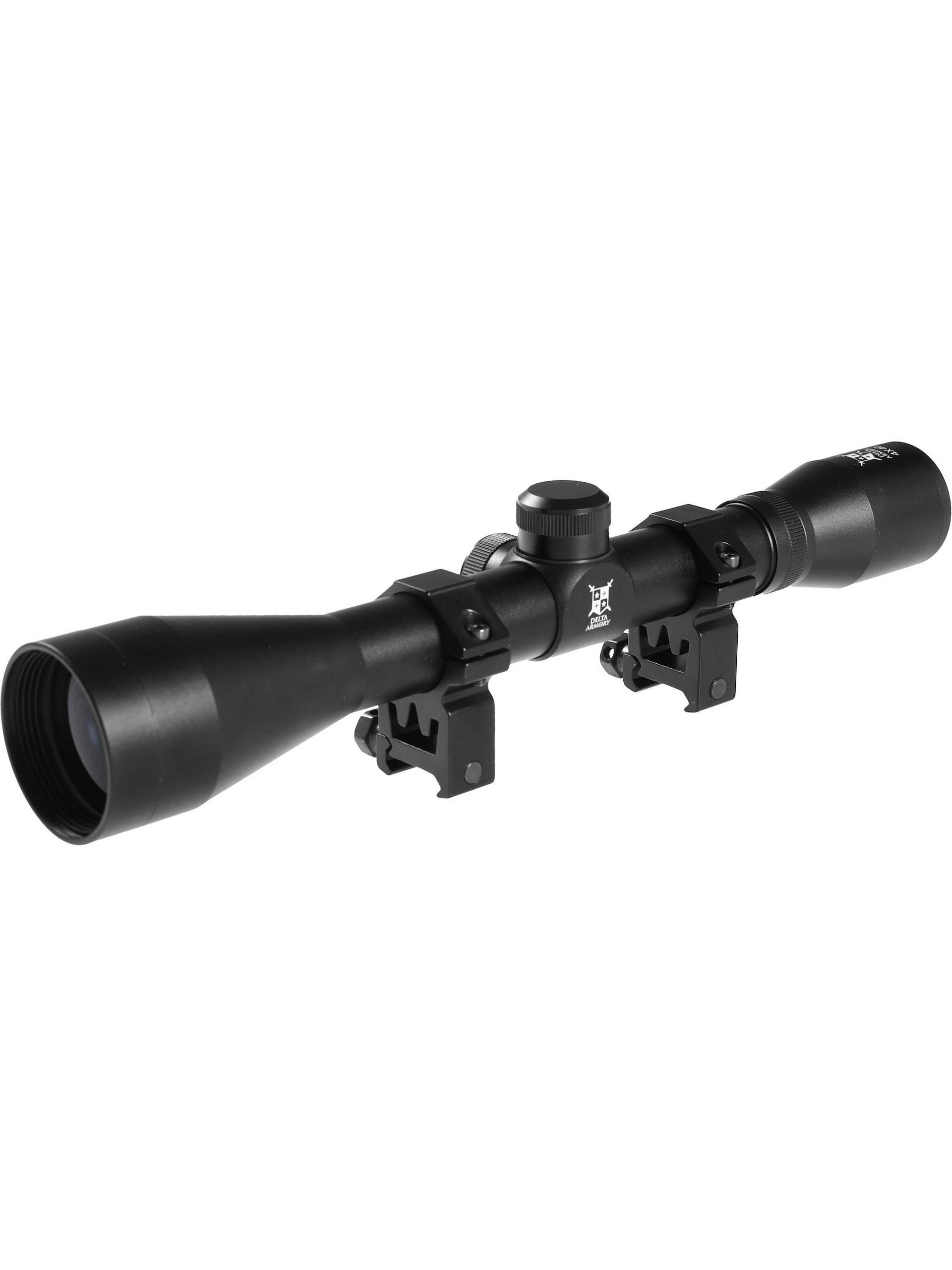 Delta Armory 4x40 Rifle Scope w/Scope Rings | Patrol Base UK
