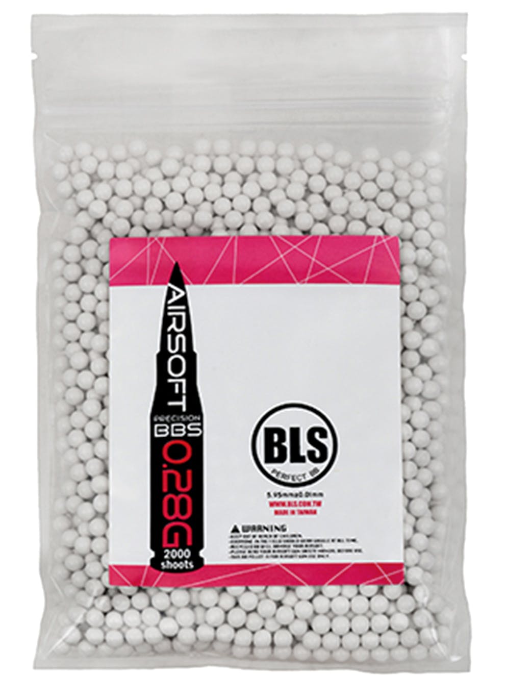 BLS 0.28g Airsoft Precision BBs; 1kg Bag | Patrol Base UK