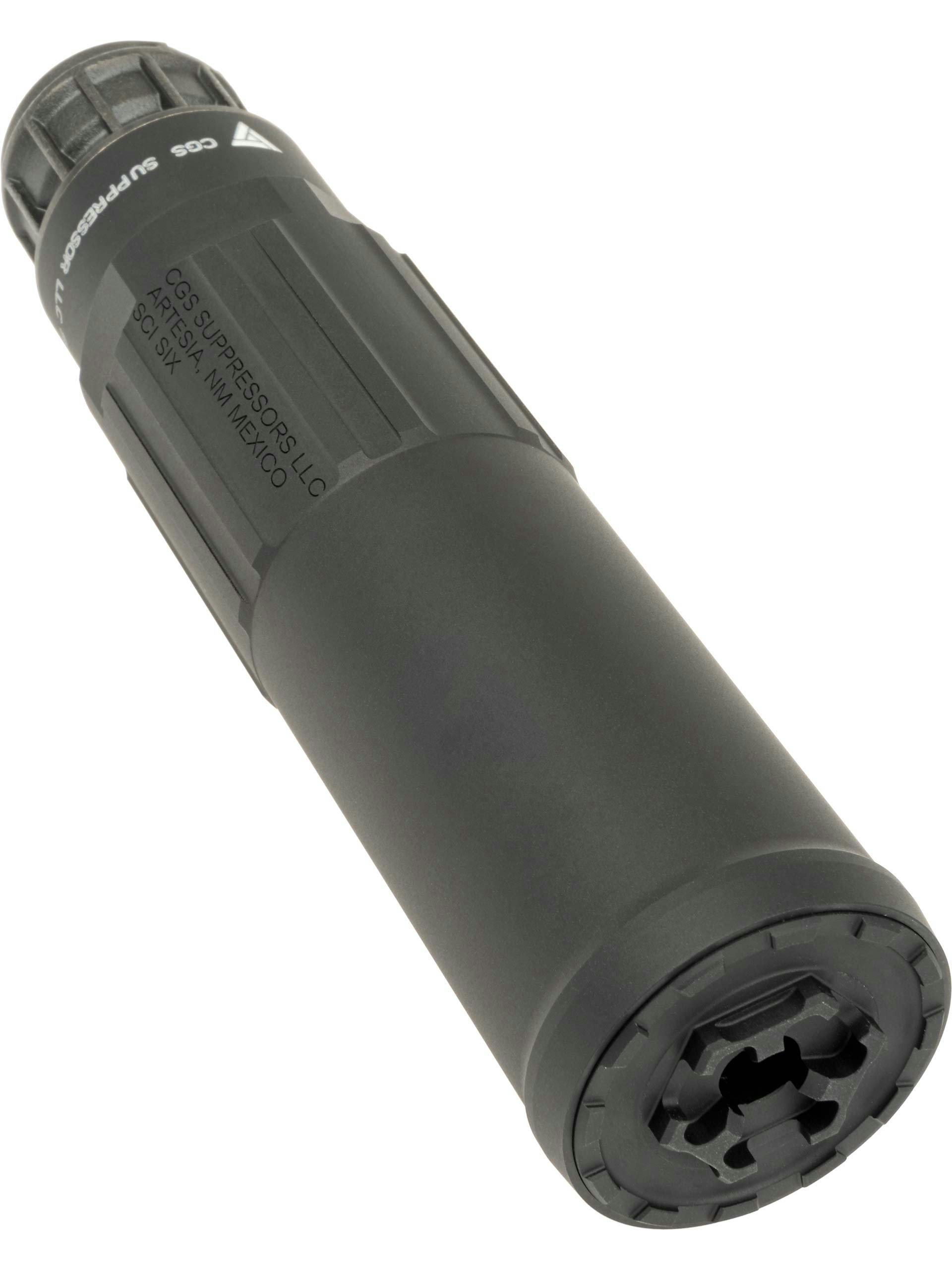 Airsoft Artisan SCI-6 Style Suppressor w/ 3-Prong Flash Hider
