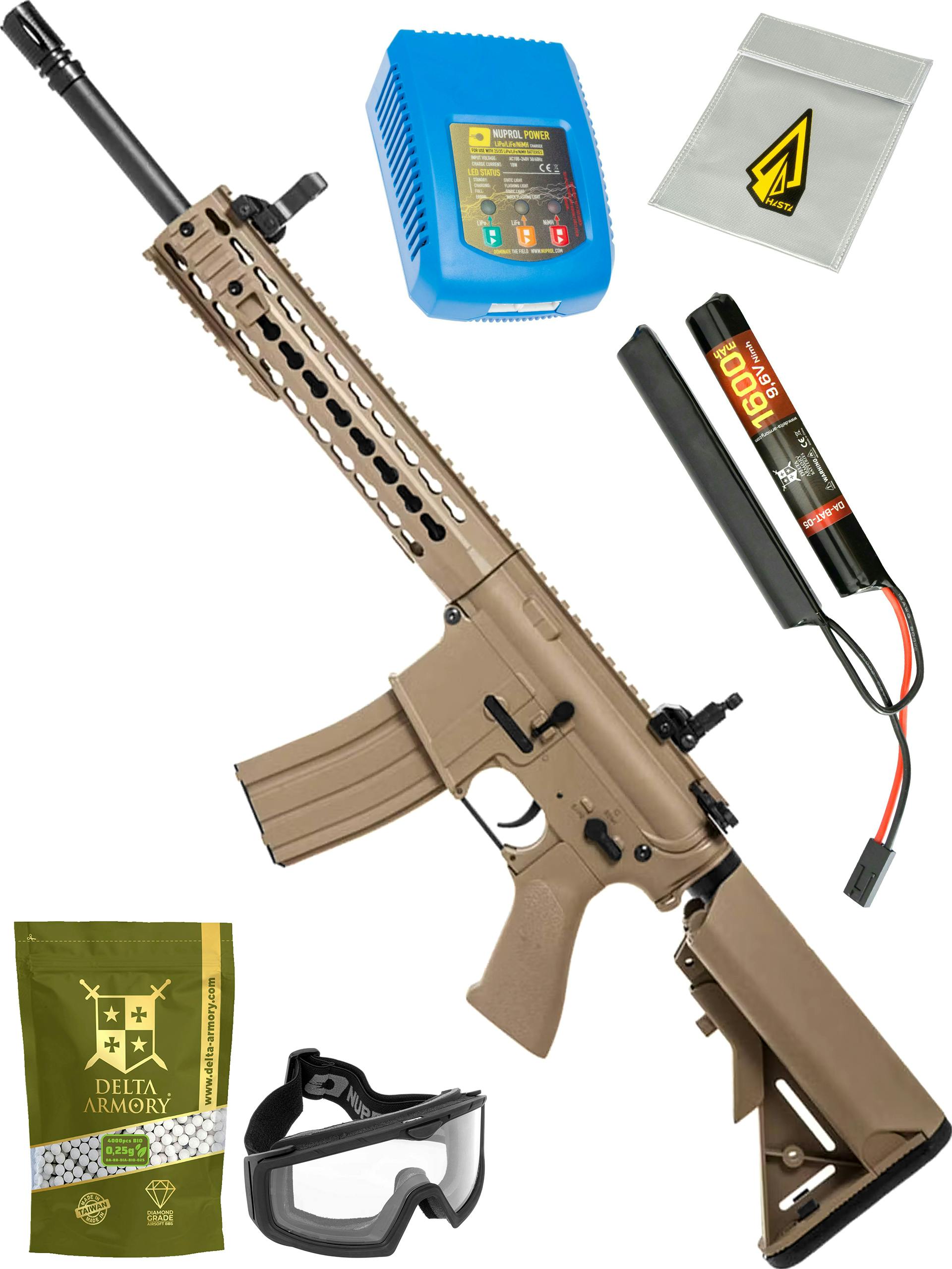 CYMA CM.515 AR-15 Carbine Beginner Bundle | Patrol Base UK | Airsoft