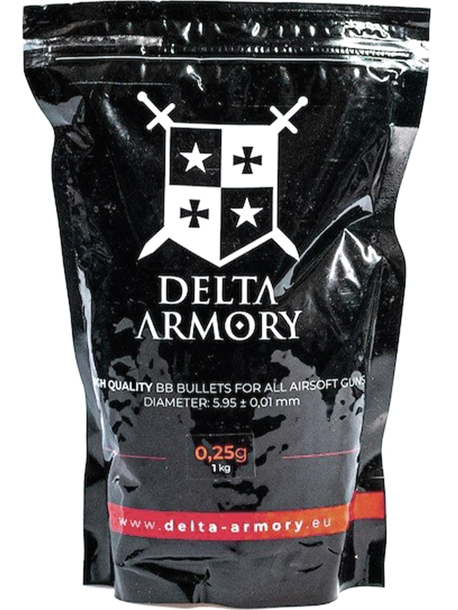 Delta Armory 0.25g 6mm BBs; 1KG Bag | Patrol Base UK