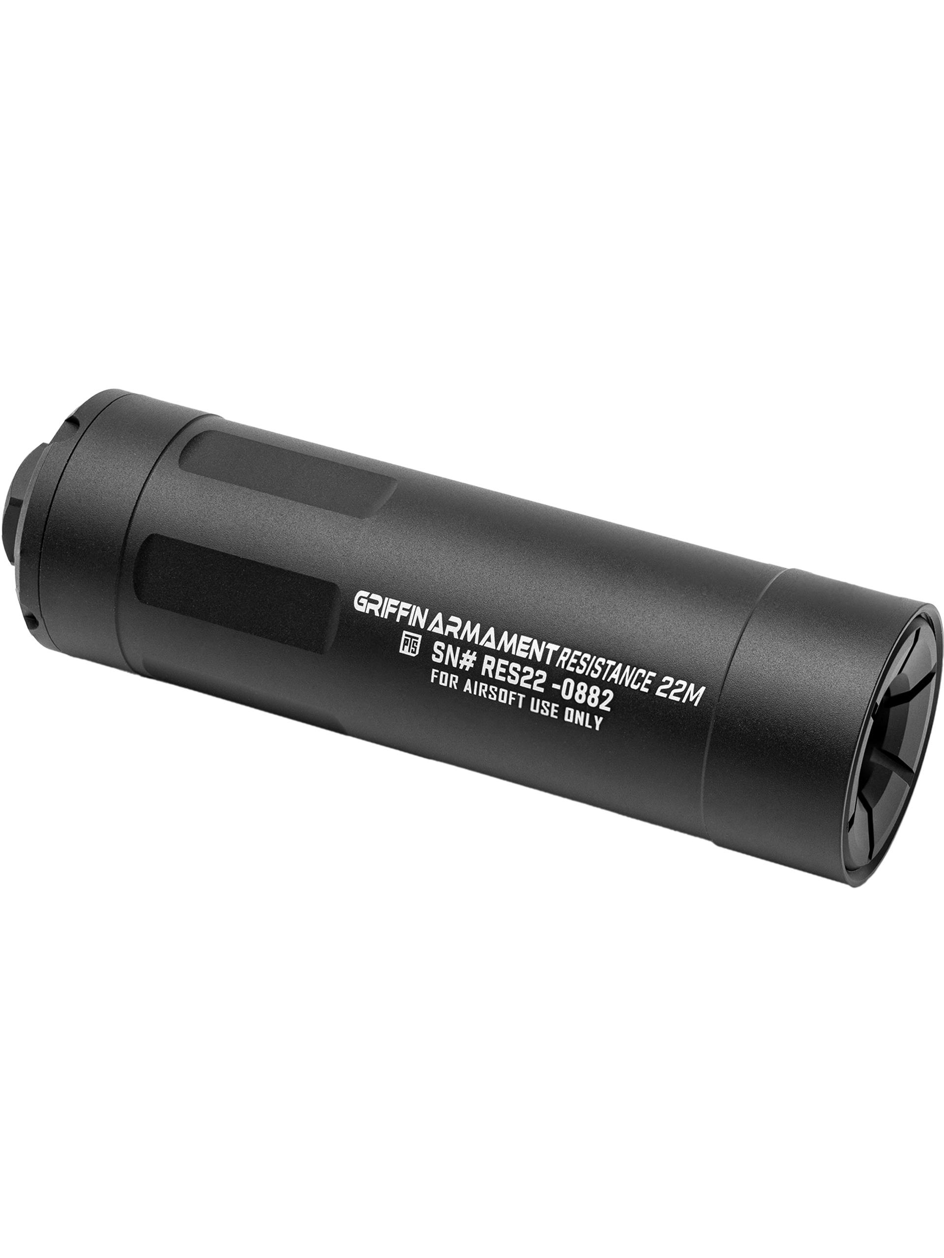 PTS Griffin Armament® Resistance 22M Suppressor; Direct Thread Kit