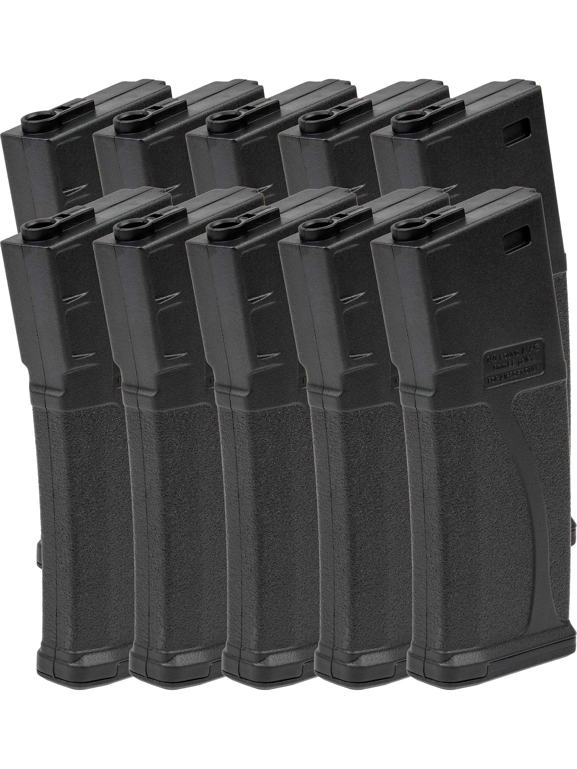 Guarder 140rnd [BLUEBOX] Mid-Cap Magazines for M4/AR-15 AEGs; 10 Pack
