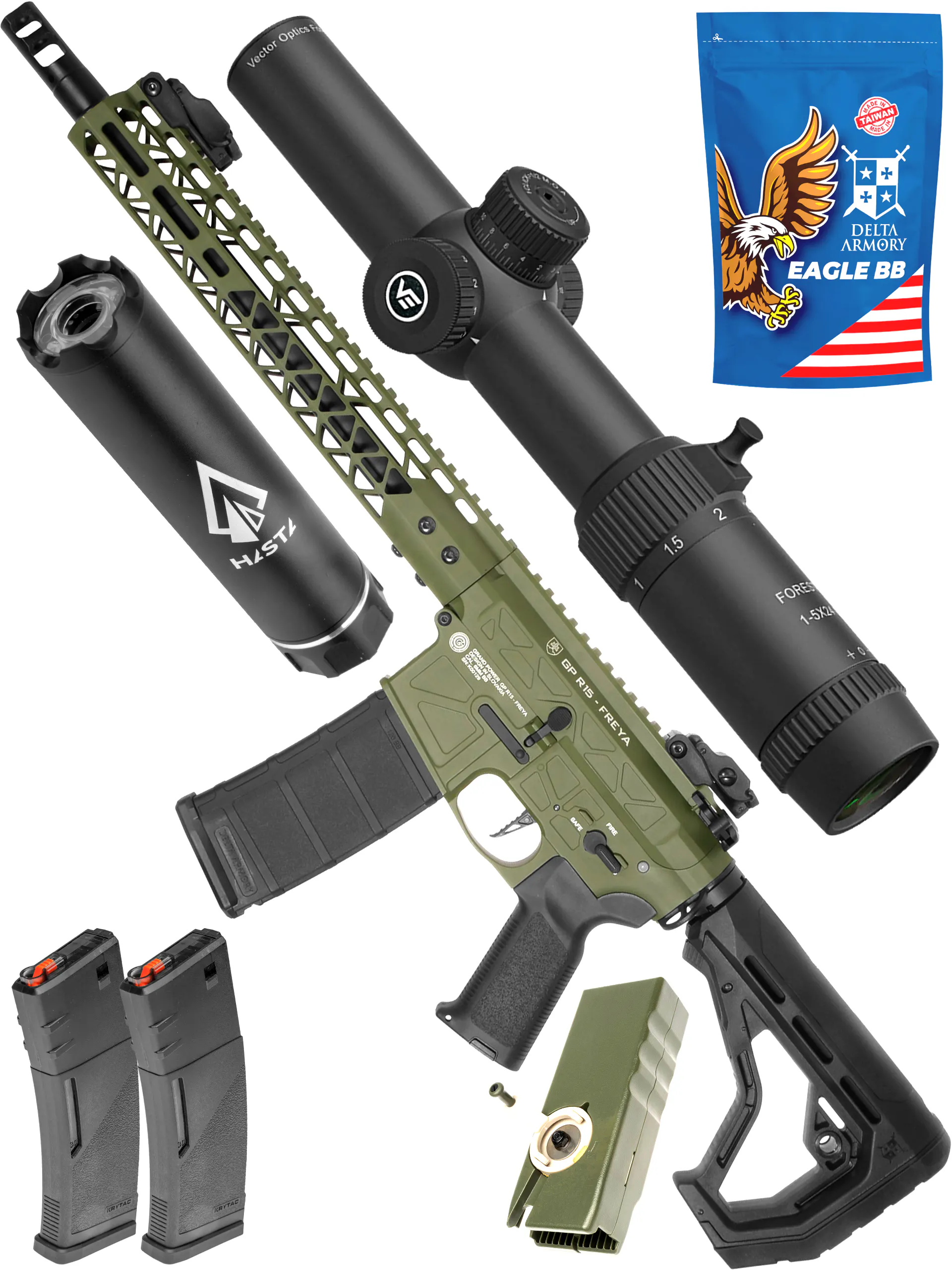 Delta Armory Forrested FREYA™ DMR Bundle | Patrol Base UK