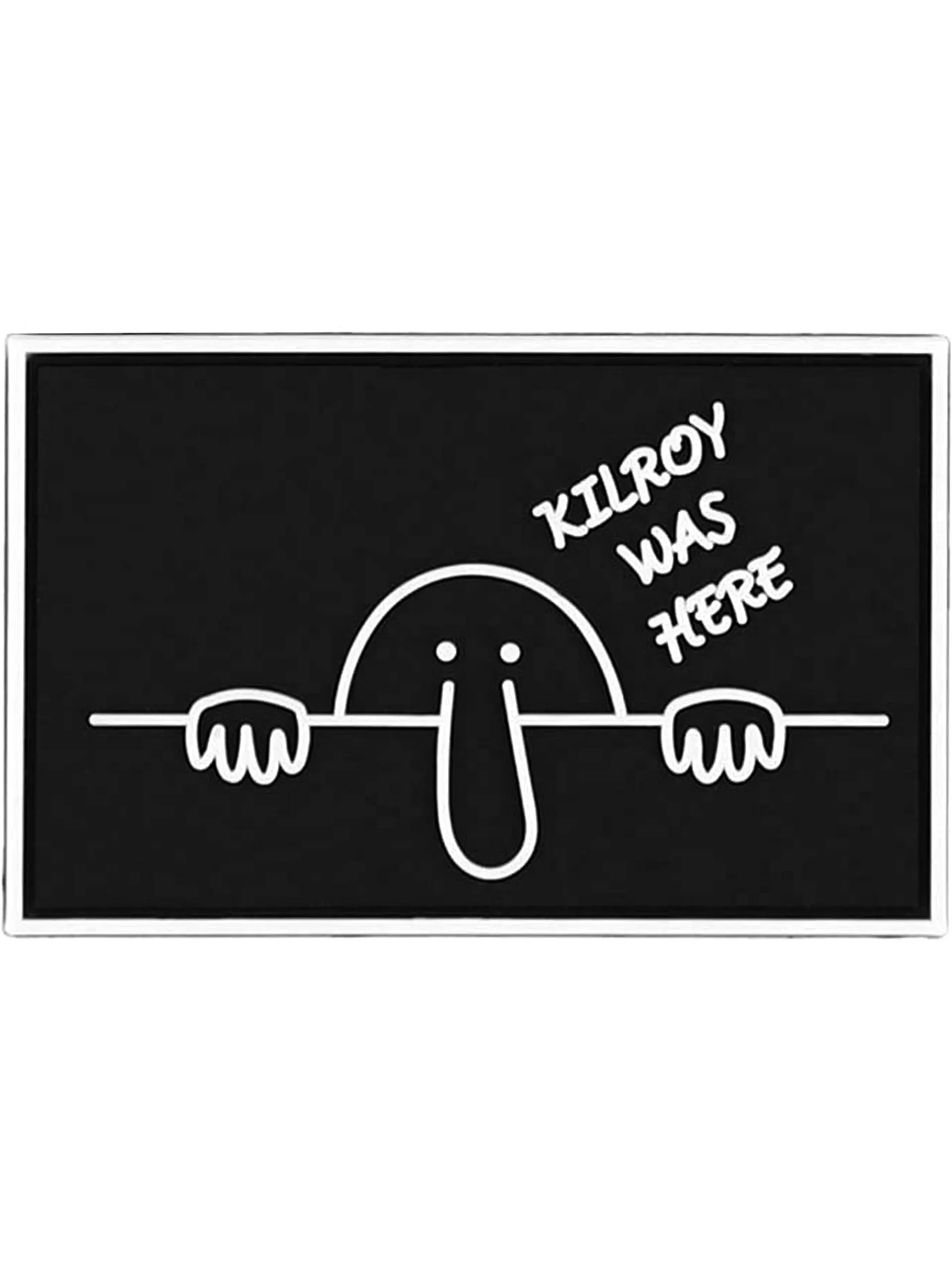 101 Inc. KILROY WAS HERE 3D PVC Patch | Patrol Base UK | Morale Patch