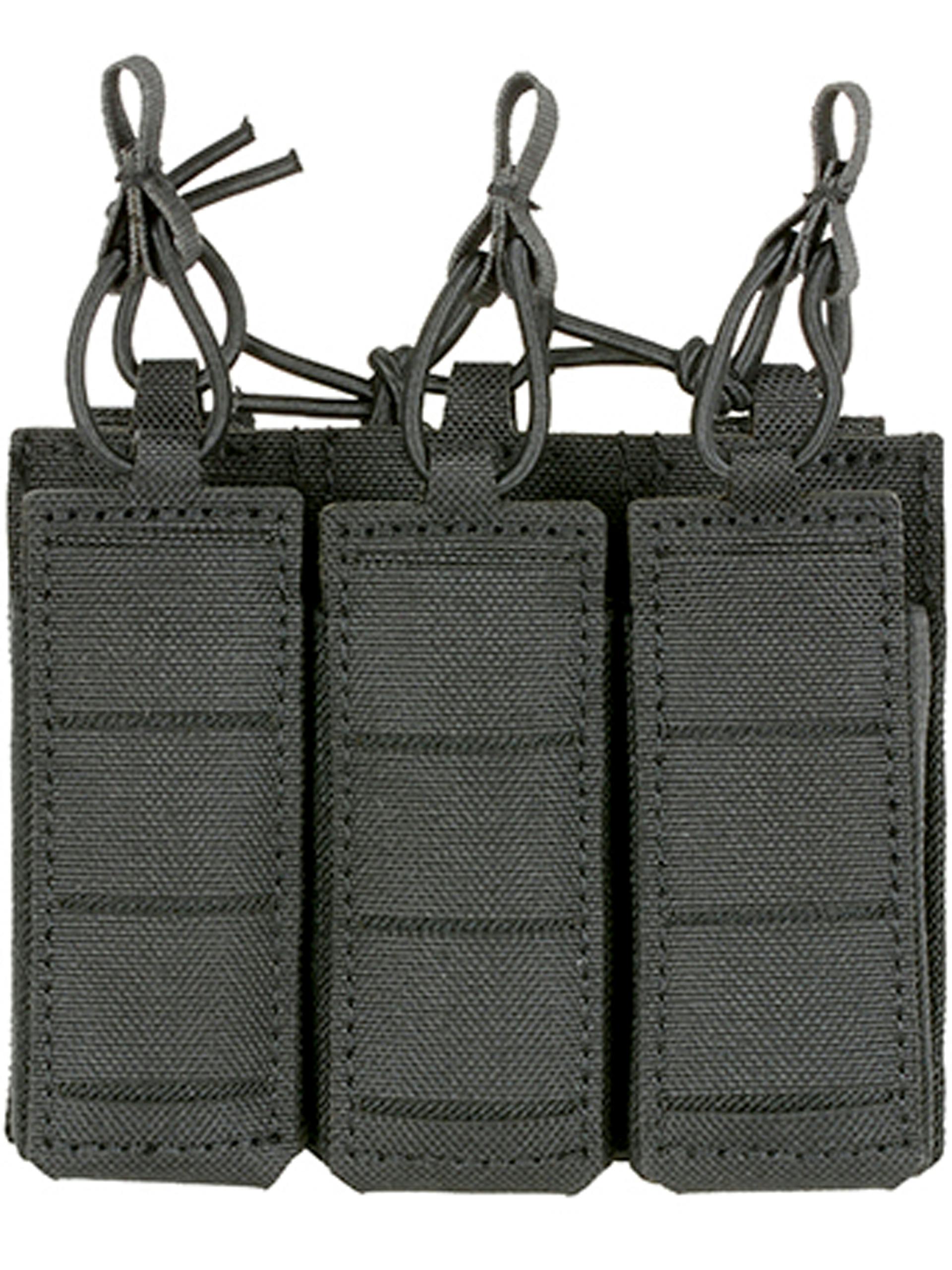 8Fields Tactical Laser-Cut Triple Pistol MOLLE Magazine Pouch