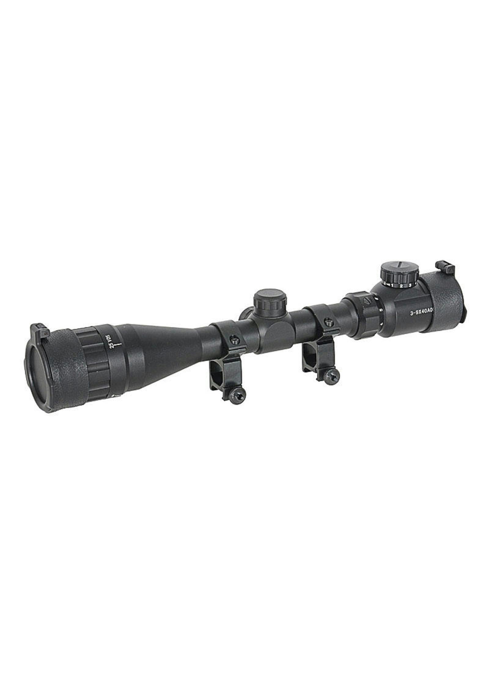 PCS 3-9x40AOE Illuminated Parallax Scope w/ Mounts